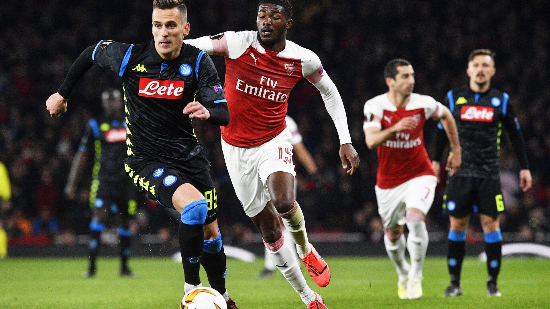 Arsenal - Napoli: Relacja i wynik ćwierćfinału LE - Sport Radio ZET