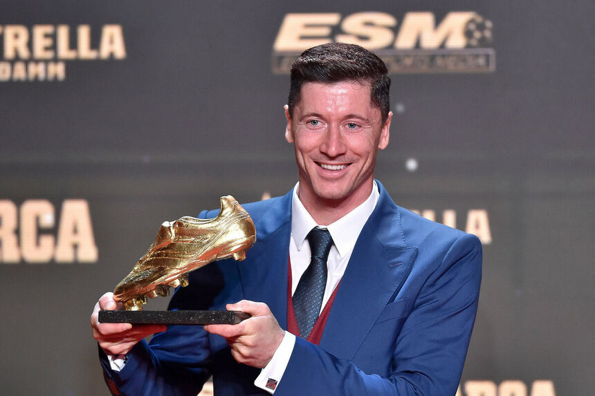 Lewandowski odebrał Złotego Buta. "Barcelona to więcej niż klub ...